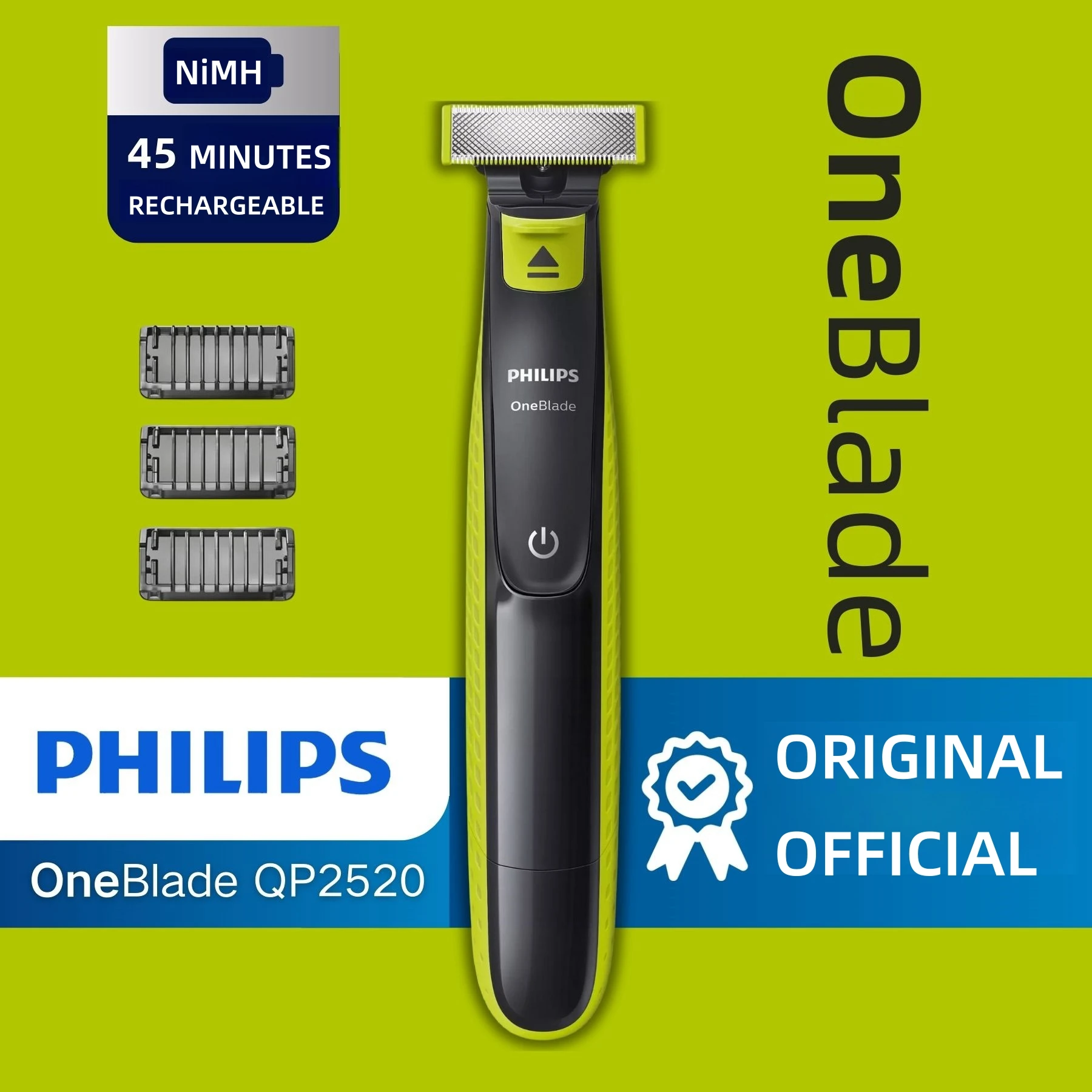 Philips-Norelco-OneBlade-Hybrid-Electric-Razor-and-Beard-Trimmer-for ...