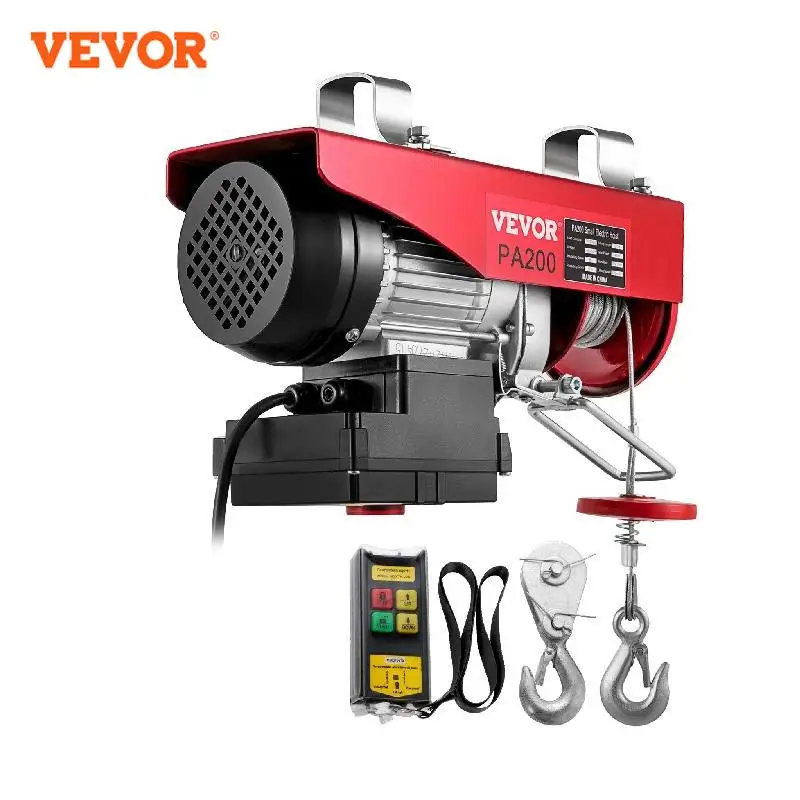 VEVOR-Paranco-Elettrico-Telecomandato-100kg-200kg-480W-Argano-Elettrico ...