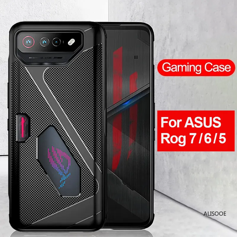 For-ASUS-ROG-7-Case-Original-Shockproof-Armor-Gaming-Cooling-Silicone ...