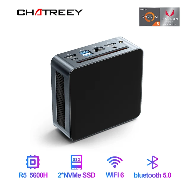 Chatreey Mini PC AN1P AN2P Ryzen 5 5600H R7 5800U Gaming Desktop ...