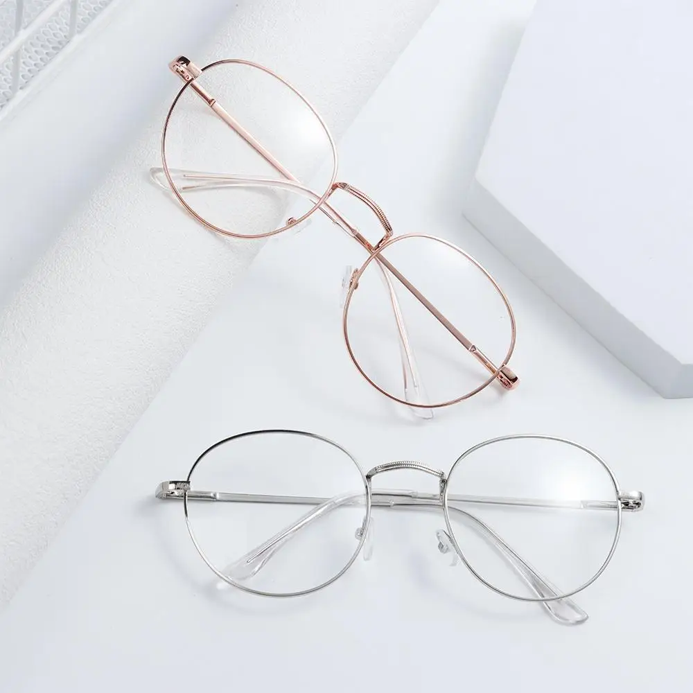 New-Fashion-Women-Men-Metal-Vintage-Round-Glasses-Oversized-Glasses ...