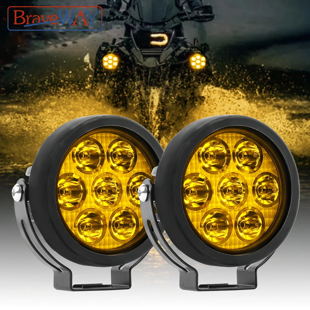 BraveWAY-LED-Motorcycle-Work-Light-4-5-Inch-Driving-Lamps-for-Off-Road ...