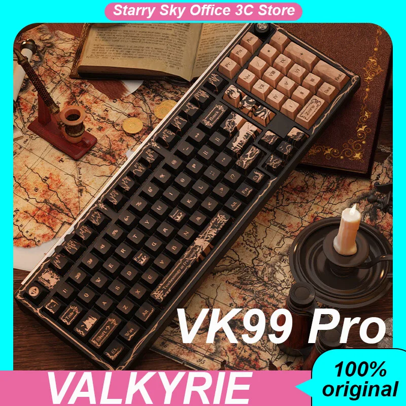 VALKYRIE VK99 Pro Esports Mechanical Keyboard Wireless Tri-mode Hot ...
