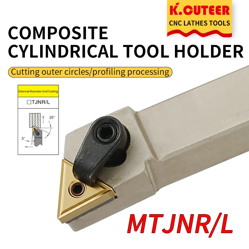 Spring Steel MTJNR/L External Turning Toolholder MTJNR/L1616H16 MTJNR/L2020K16 MTJNR/L2525M16 ...