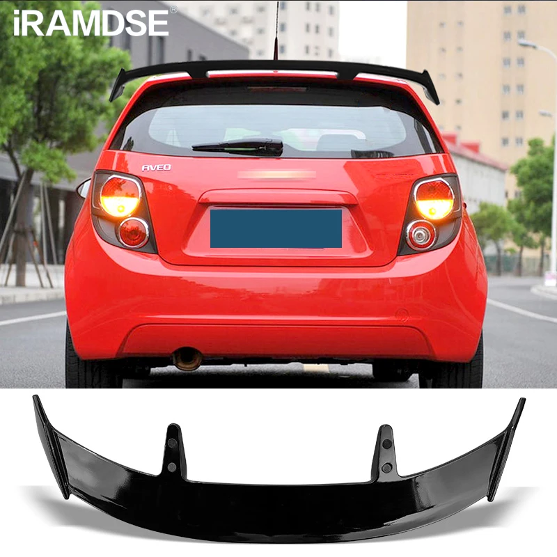 Sonic-Spoiler-for-Chevrolet-Aveo-2011-2013-2014-Car-Rear-Trunk-Wing ...