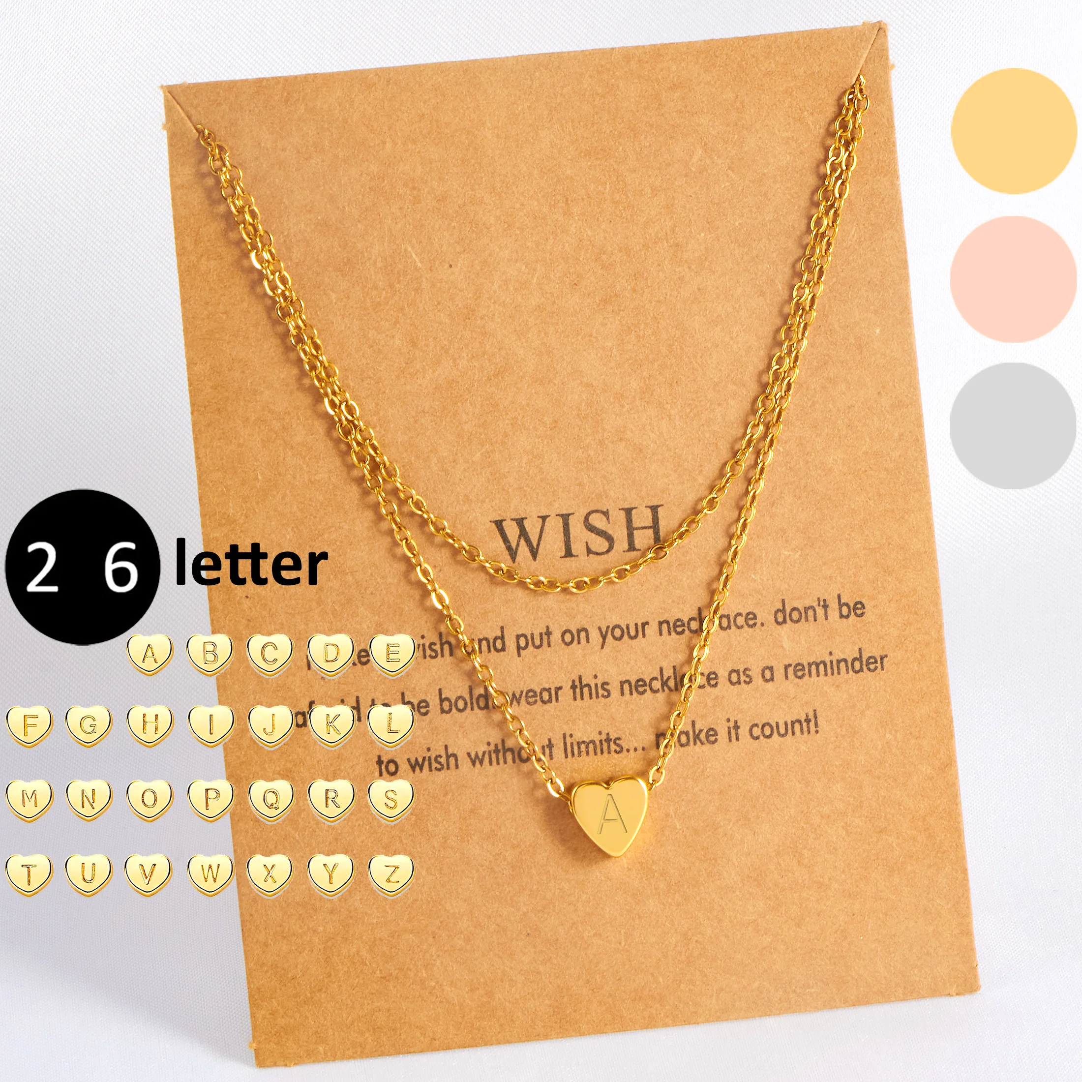 1-set-of-love-shaped-26-letter-surname-girl-light-luxury-low-allergy ...