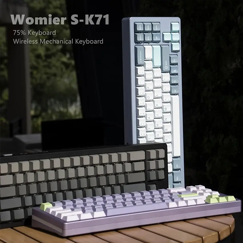 Tacoma Replacement Parts Womier SK71 75% Wireless Mechanical Keyboard ...