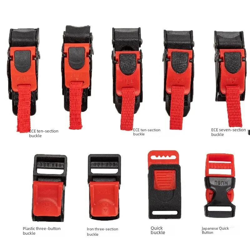 10-clip-Quick-Plug-Motorcycle-Helmet-Fastening-Micro-metric-Buckle-Ece ...
