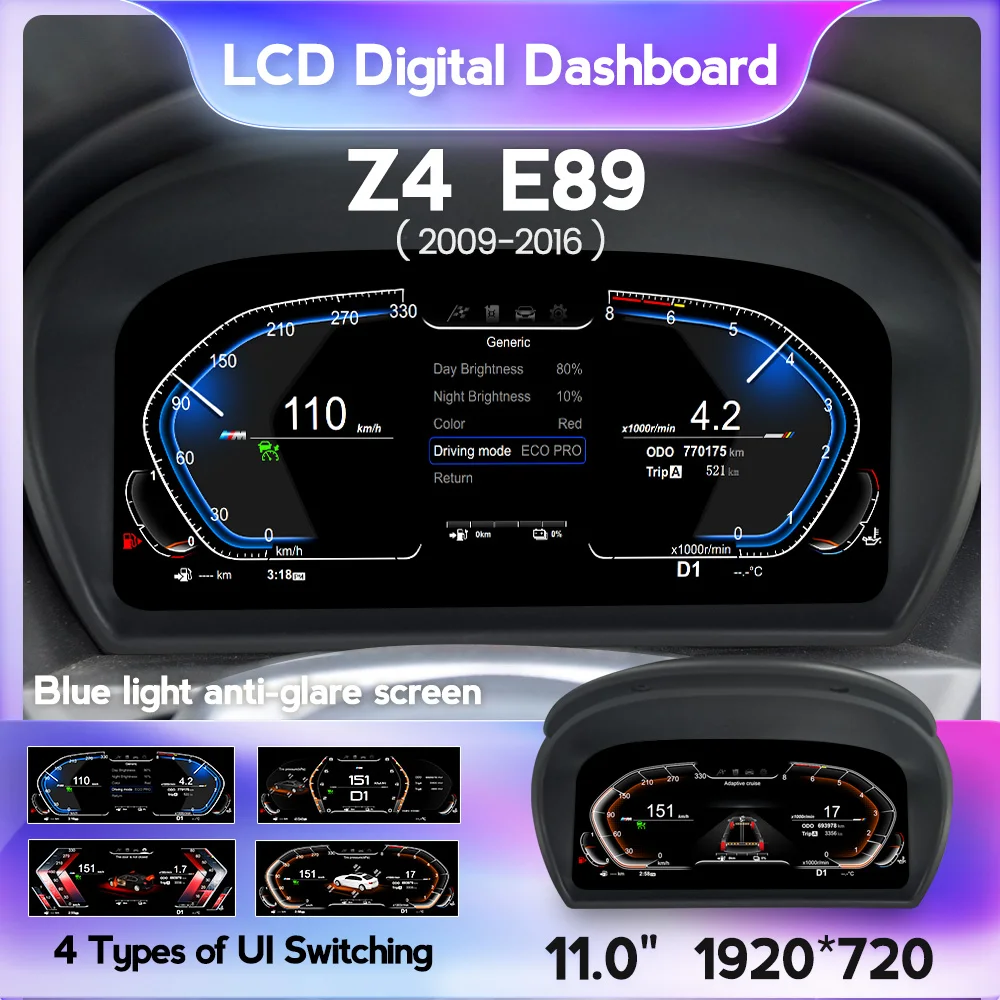 Car-Gauge-Sets-Car-Dash-Panels-Upgrade-For-BMW-Z4-E89-2009-2016-LCD ...