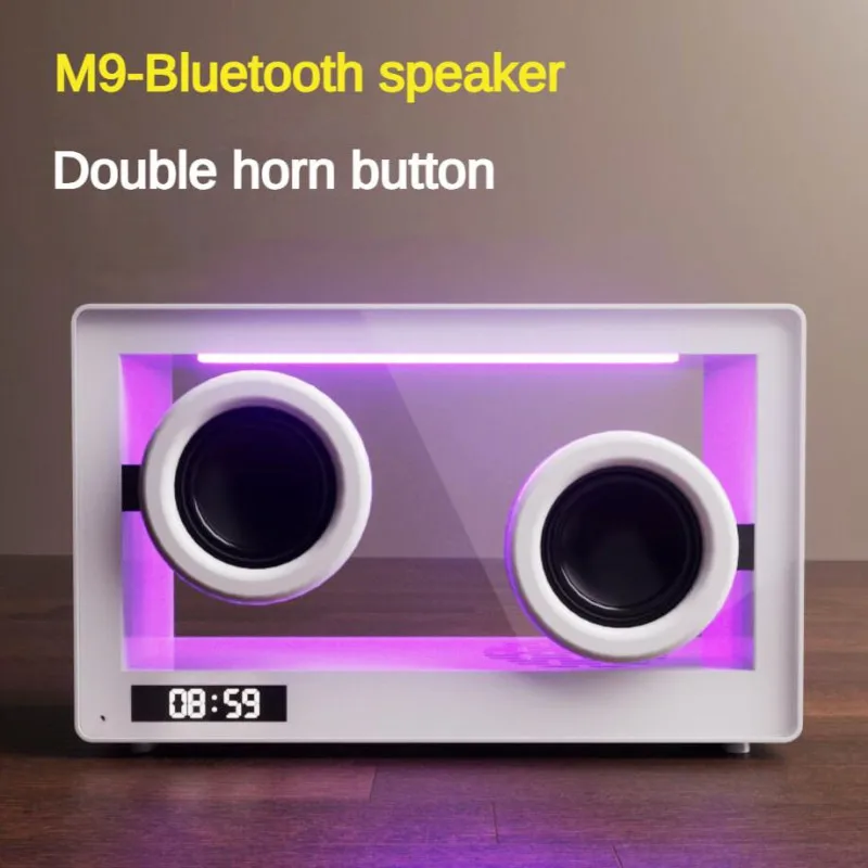 Wireless-Transparent-Speakers-With-LED-Colored-Ambient-Light-HiFi ...