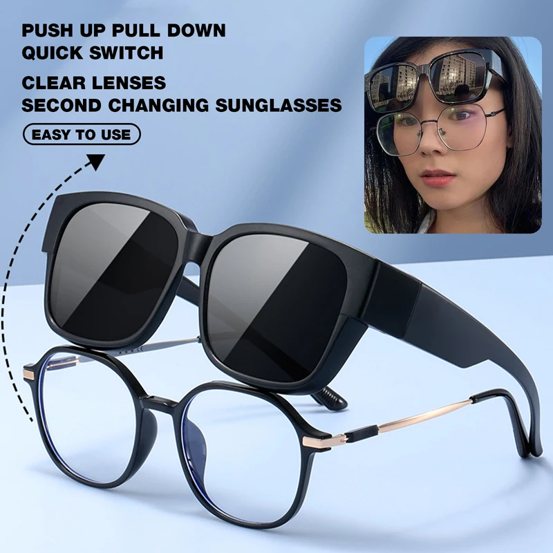 Driving-Riding-Polarized-Fit-Over-Sunglasses-Cover-Over-Overlay ...