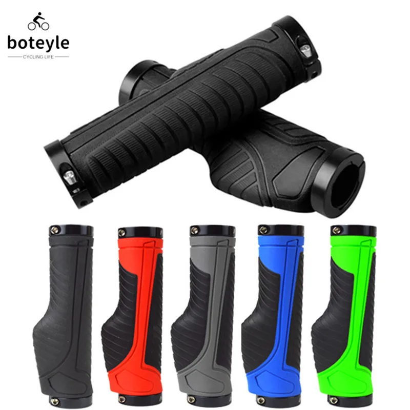 1-Pair-Bicycle-Grips-Mountain-Bike-Handles-MTB-Grip-TPR-Rubber ...