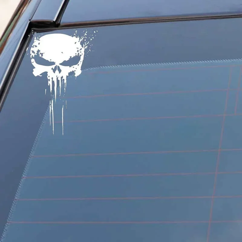 10-x-15CM-3D-Punisher-Skull-Blood-Sticker-Vinyl-Car-Body-Decals ...