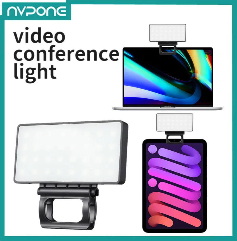 5600K-Mobile-Phone-Fill-Light-Clip-LED-Video-Light-Conference-Lighting ...