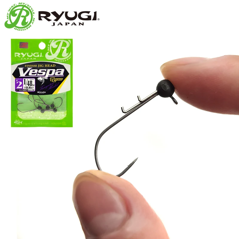 Ryugi-Tungsten-Resin-Jig-Head-Finesse-Fishing-Hook-Jig-Hook-For-Fishing ...