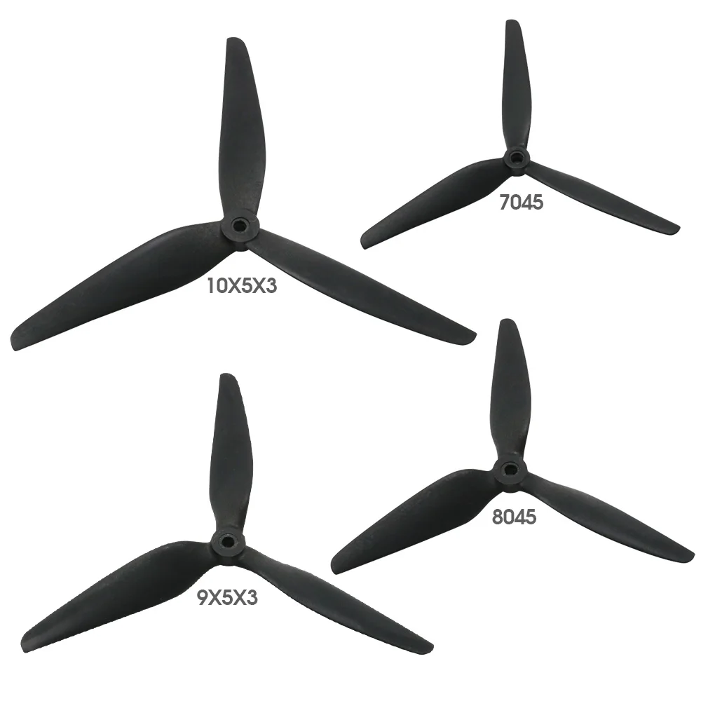 2Pairs-7045-8045-9050-1050-3-Blade-Carbon-Nylon-Propeller-Props-CW-CCW ...