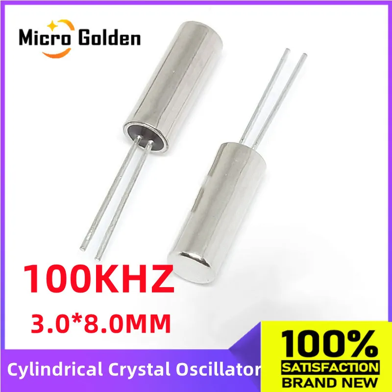 10pcs-100KHZ-100K-100-000KHZ-Cylindrical-Crystal-Oscillator-206-2x6MM-2 ...