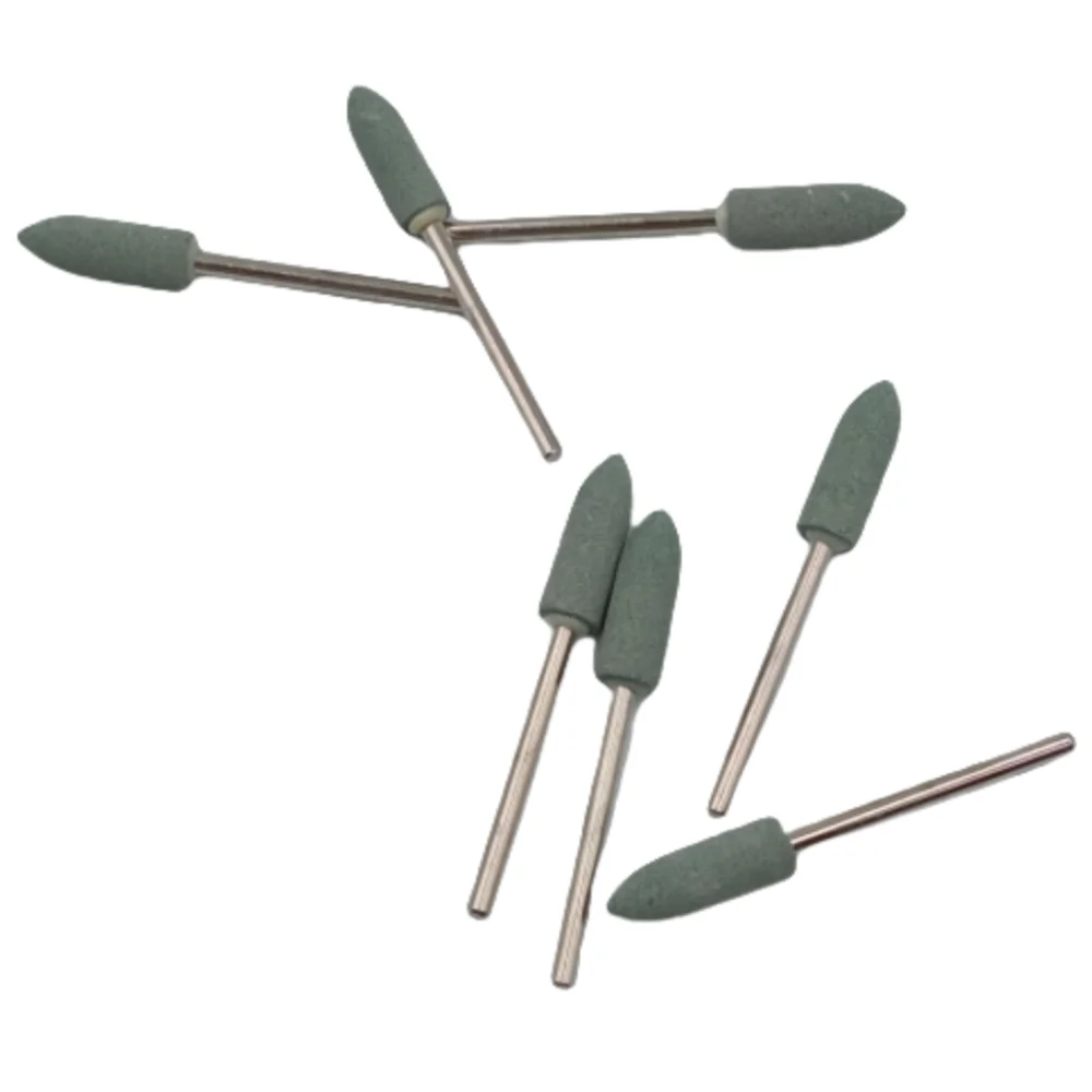 100pcs-Dental-Mounted-Stone-Point-Burs-2-35mm-Bullet-Cylinder-Shape ...