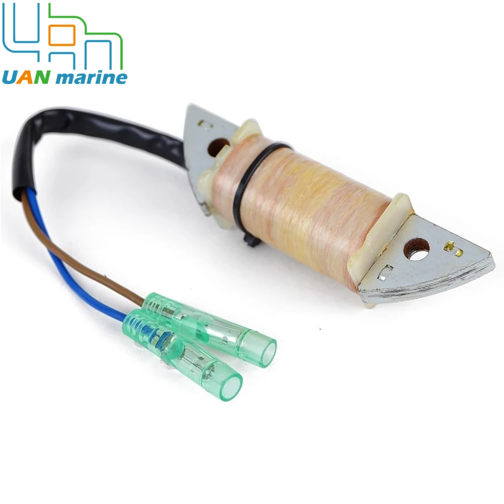 63V-85520 Generator Charging Coil for Yamaha 2 Stroke 9.9HP 15HP Boat ...