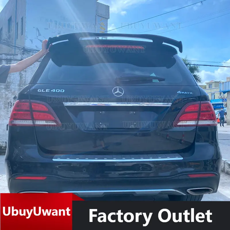 For Mercedes Benz GLE W166 Spoiler 2014 2017 Spoiler High Quality ABS ...