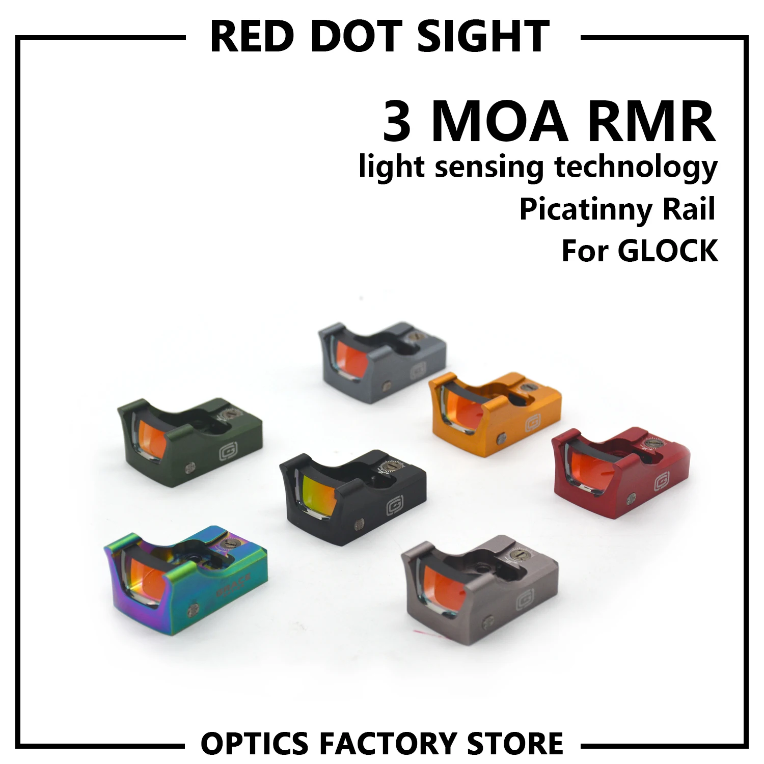 Full Auto CO2 ALTIS CAS-R1 Multi-Reticle Red Dot Sight 3 MOA Pistol ...