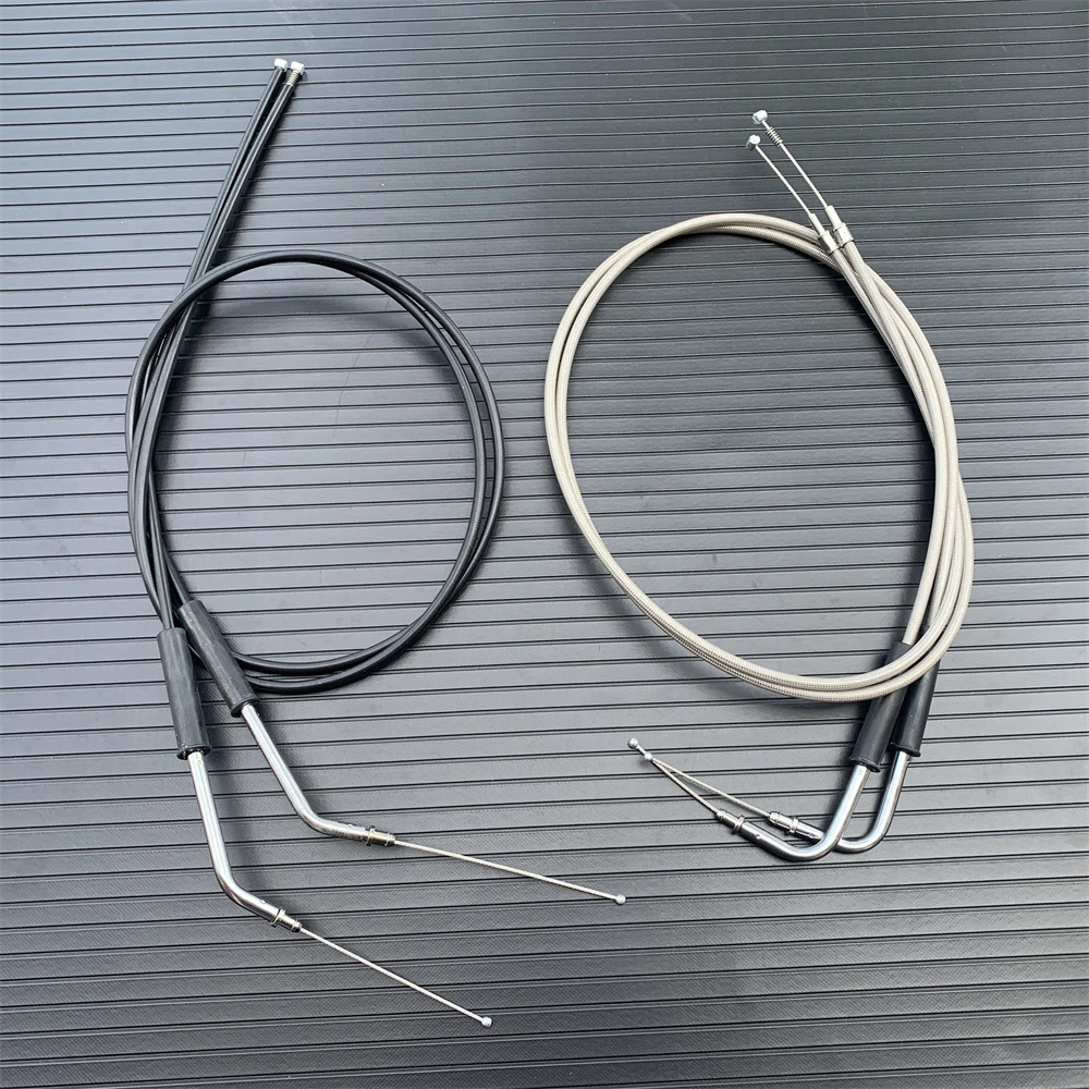 Motorcycle-Lengthened-Throttle-Cable-For-Harley-Sportster-Iron-XL-883 ...