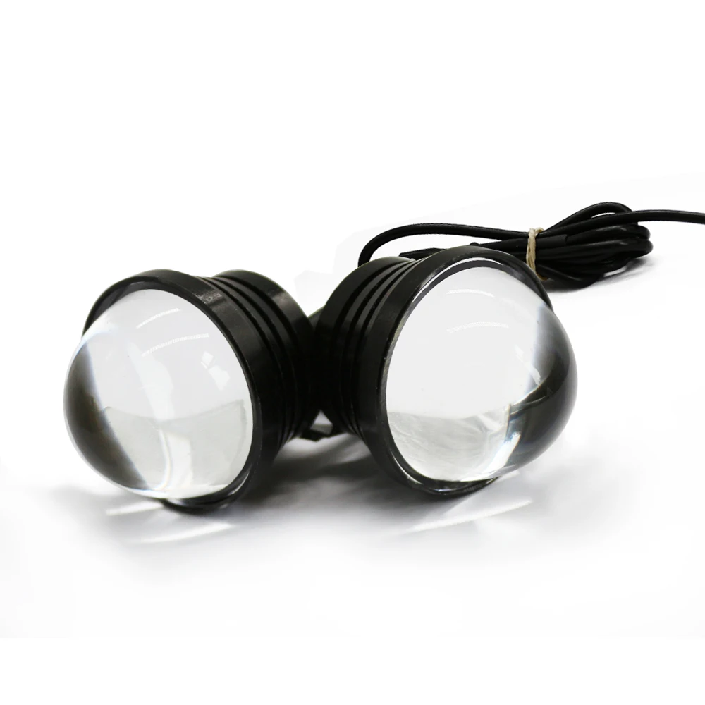 2PCS Flash 5W High Power Car Eagle Eye DRL Led Daytime Running Lights ...