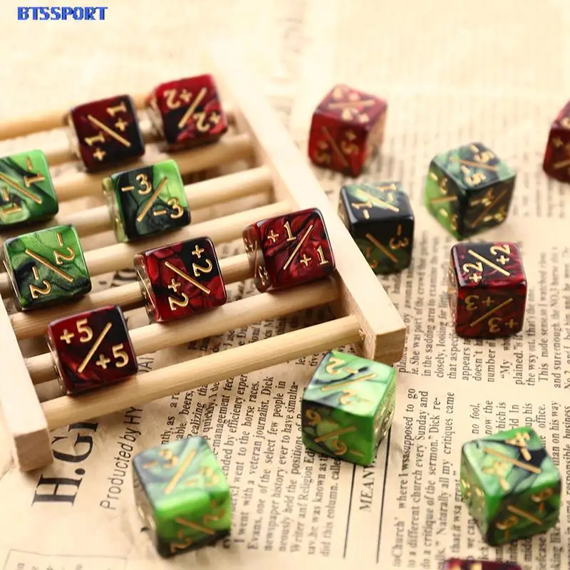 10Pcs-16mm-6-Side-Dice-Counters-1-1-Dice-Kids-Toy-Counting-Dice-For-MTG ...