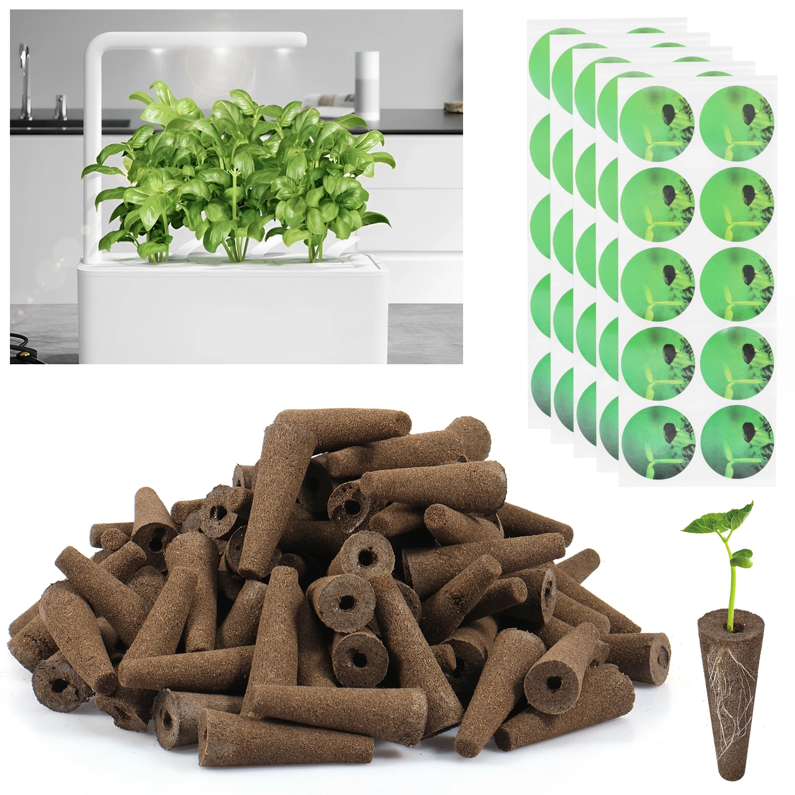 100Pcs-Grow-Sponges-for-Hydroponics-PH-Balanced-Seed-Starter-Sponges ...