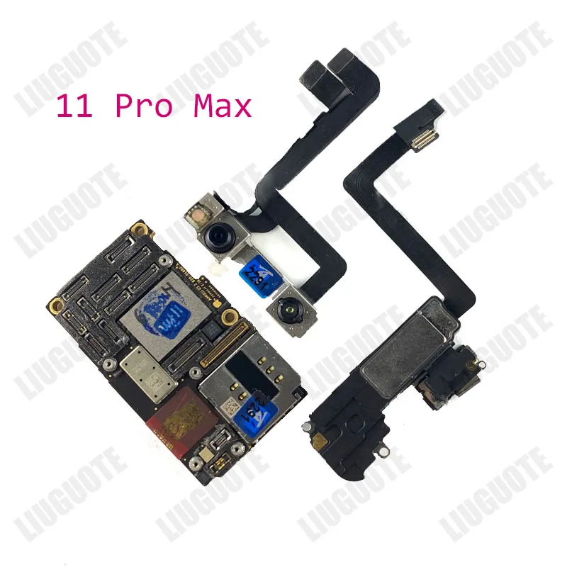 11 64G PAS d'identification faciale-Carte mère 100% originale débloquée pour, avec-sans Face ID ...