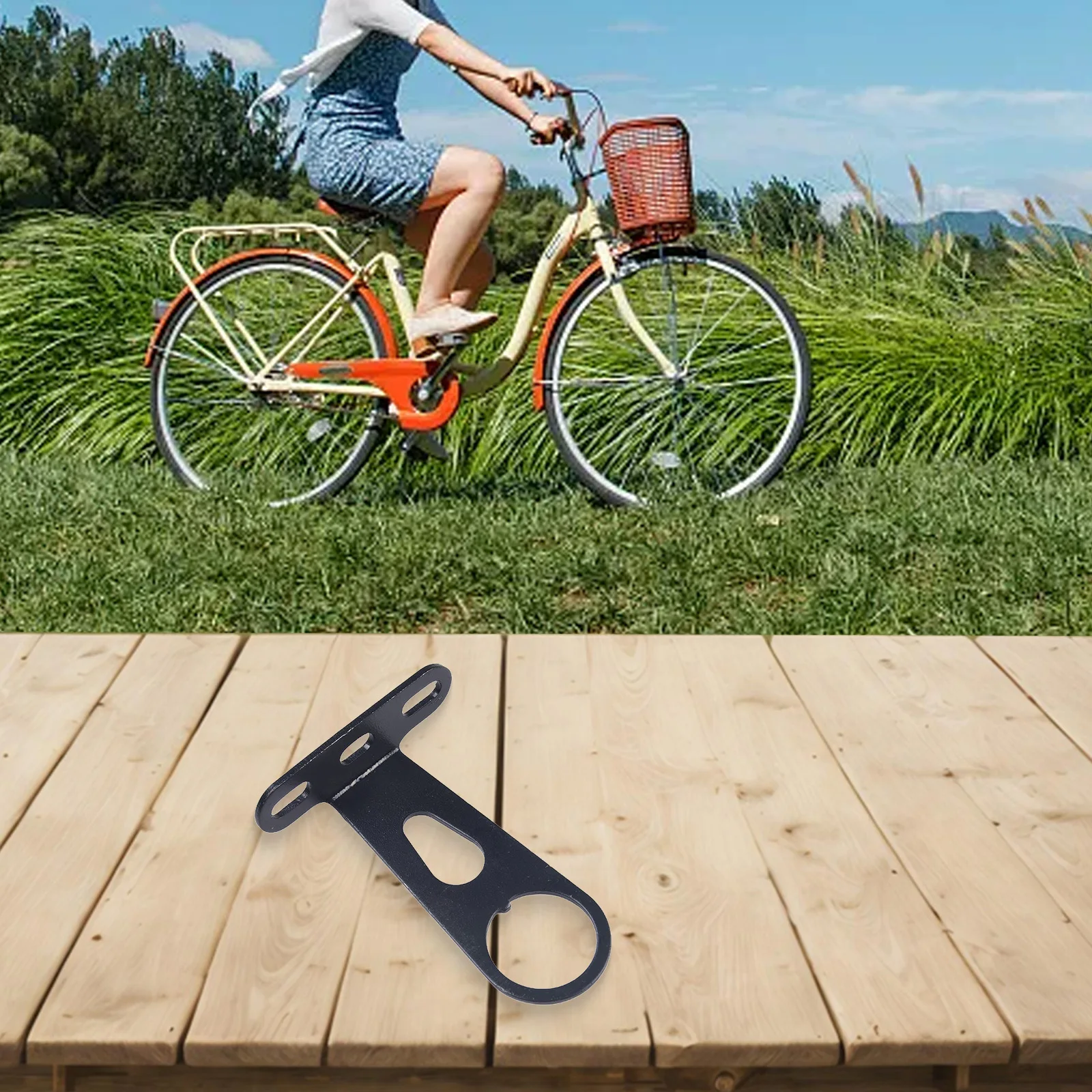 4PCS-Bicycle-Basket-Support-Bracket-Front-Rear-Lamp-Support-Accessories ...