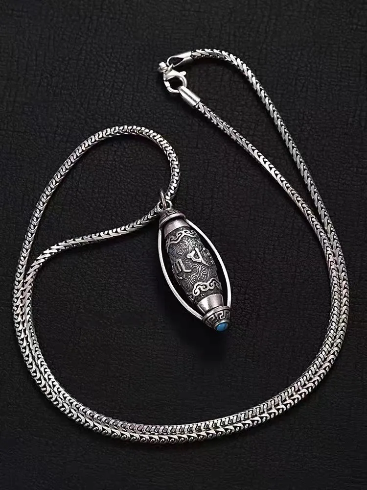 T-BONE STEAK PENDANT NECKLACE IN STERLING SILVER - Pendant/Necklace ...