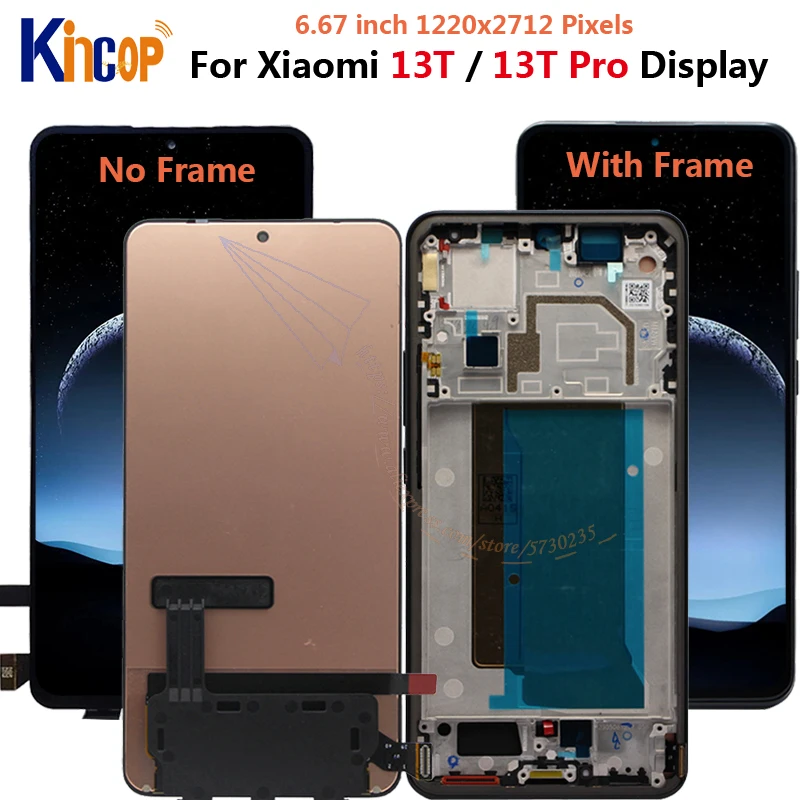 6-67-inch-Original-AMOLED-For-Xiaomi-13T-LCD-Display-with-touch-screen ...