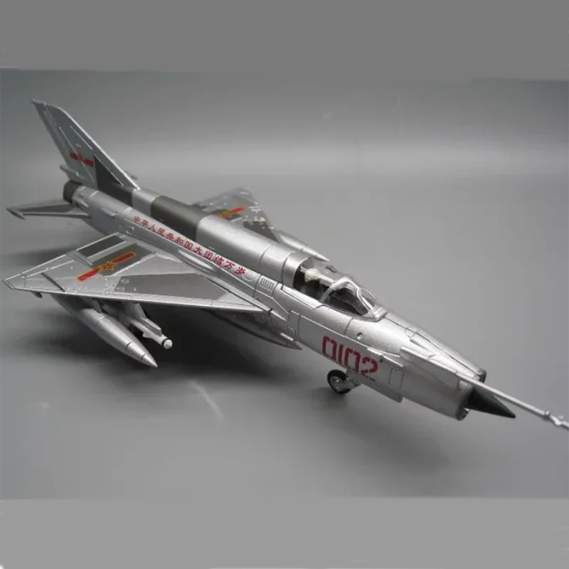 Airplane-Model-Chinese-Air-Force-J-7-MiG-21-Fighter-Jet-Painted-Alloy ...