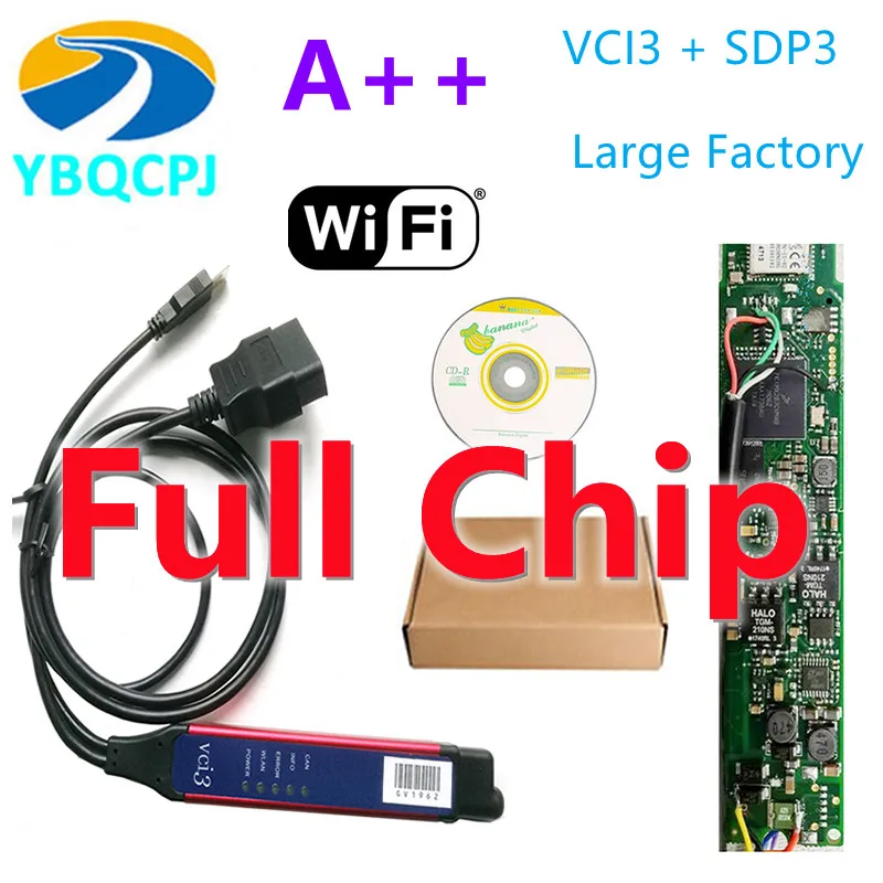 스카니아 VCI 3 스캔 트럭 헤비 듀티 진단용 와이파이 스캐너, 2023 풀 칩 V2.51.3 품질 A + SDP3 VCI3 ...