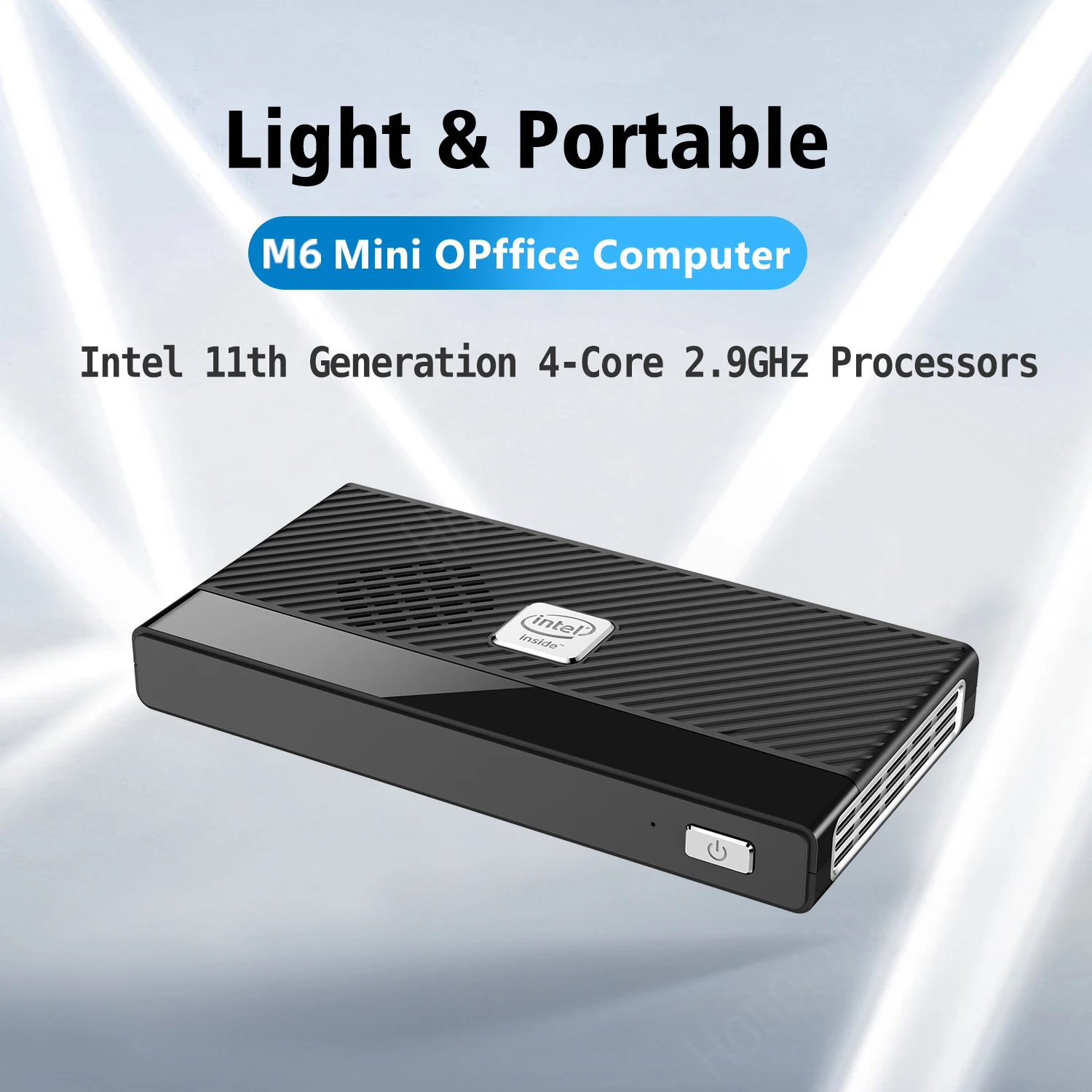M6 Mini Pc 11th Bolso Windows 11 Intel Celeron N5105 8/16gb Ddr4 Wifi6 ...