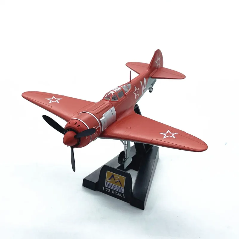 1/72 Scale World War II Soviet Union LA7 Fighter Aircraft Model Finished Ornaments Toy Display ...