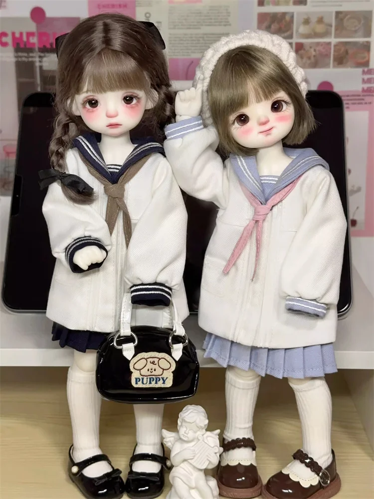 1-6-Doll-Clothes-BJD-Doll-Top-Skirt-For-1-6-YOSD-Sailor-Outfit-Doll ...