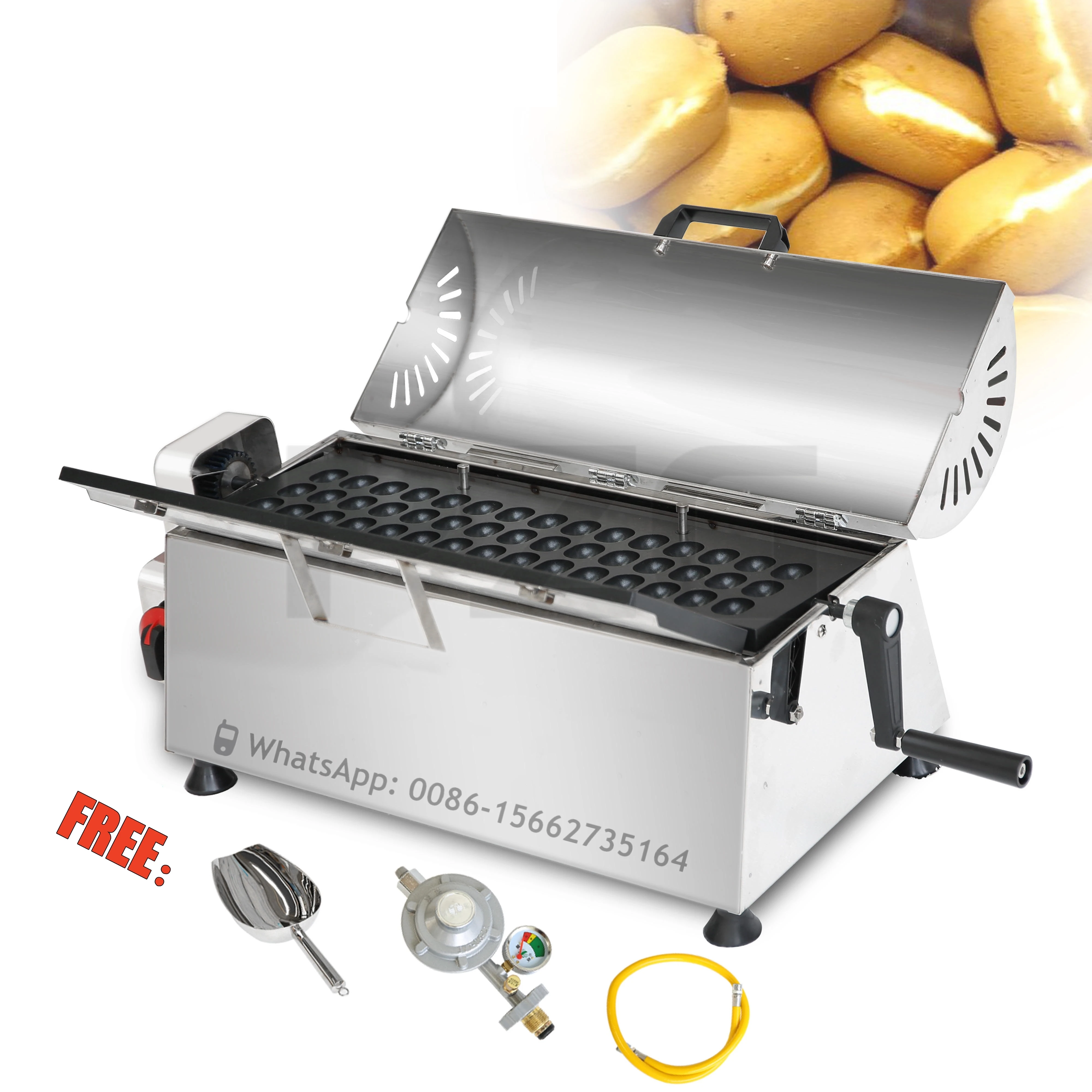 Gas-Type-Rotary-Mini-Baby-Castella-Cake-Maker-Machine-Baby-Sponge-Cake ...