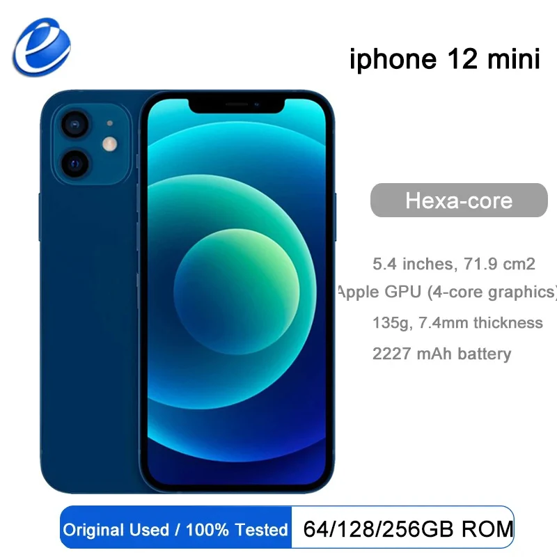 Apple-iPhone-12-Mini-5G-LTE-Desbloqueado-RAM-Original-4-GB-ROM-64-GB ...