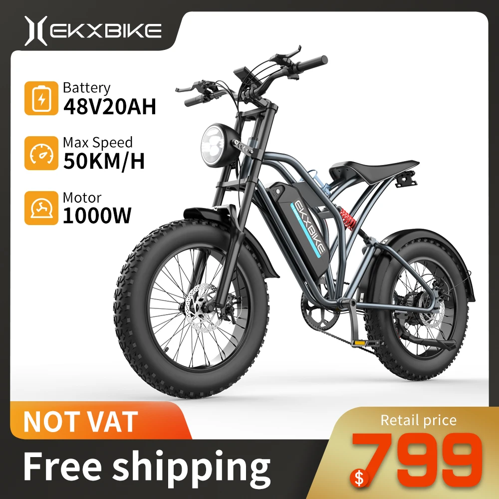 EKX-T1-Electric-Bike-20-4-0-Fat-Tires-1000W-Motor-48V20AH-Lithium ...
