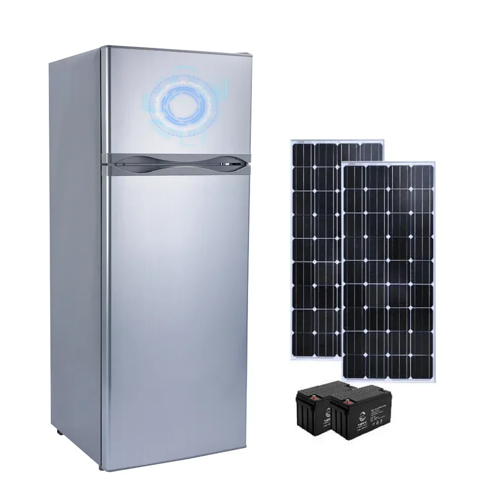 Refrigerador-de-energ-a-Solar-con-doble-puerta-refrigerador-de-CC-con ...