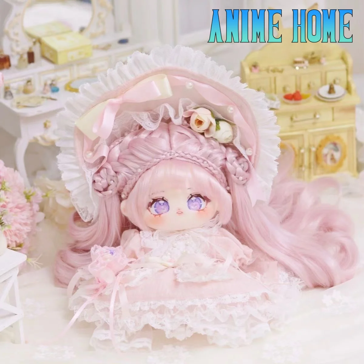 Plushie-Princess-Girl-Pink-Hair-Lolita-20cm-28cm-Doll-Toy-Plush-Body ...