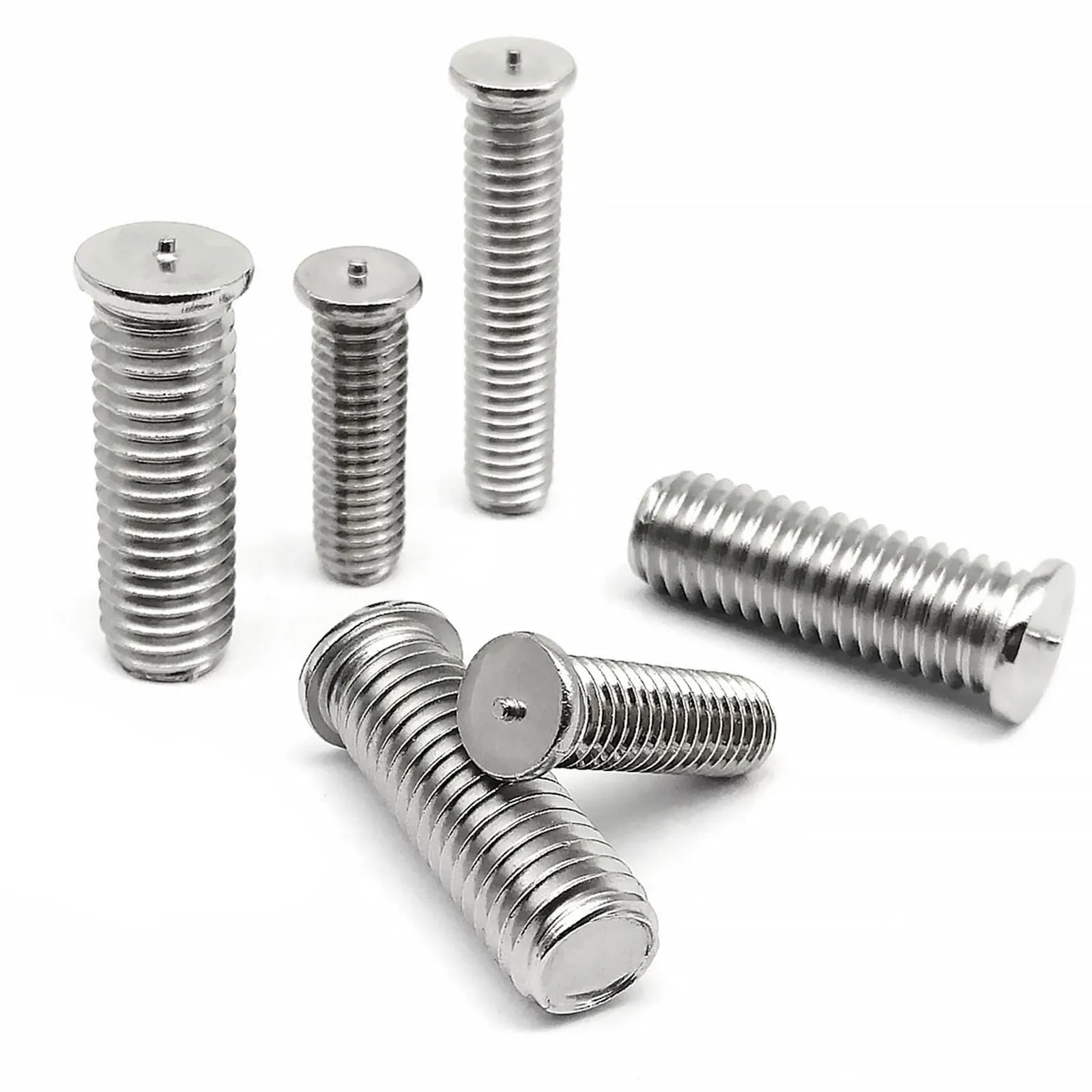 5/10/50pcs M3 M4 M5 M6 M8 M10 GB902.3 High Quality 304 A2-70 Stainless Steel Stud Weld Spot ...