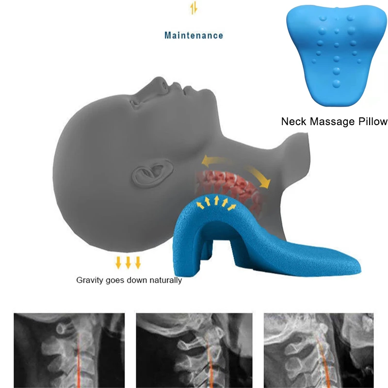 Pu Sponge Neck Shoulder Cervical Pillow Corrector | Pu Sponge Neck ...