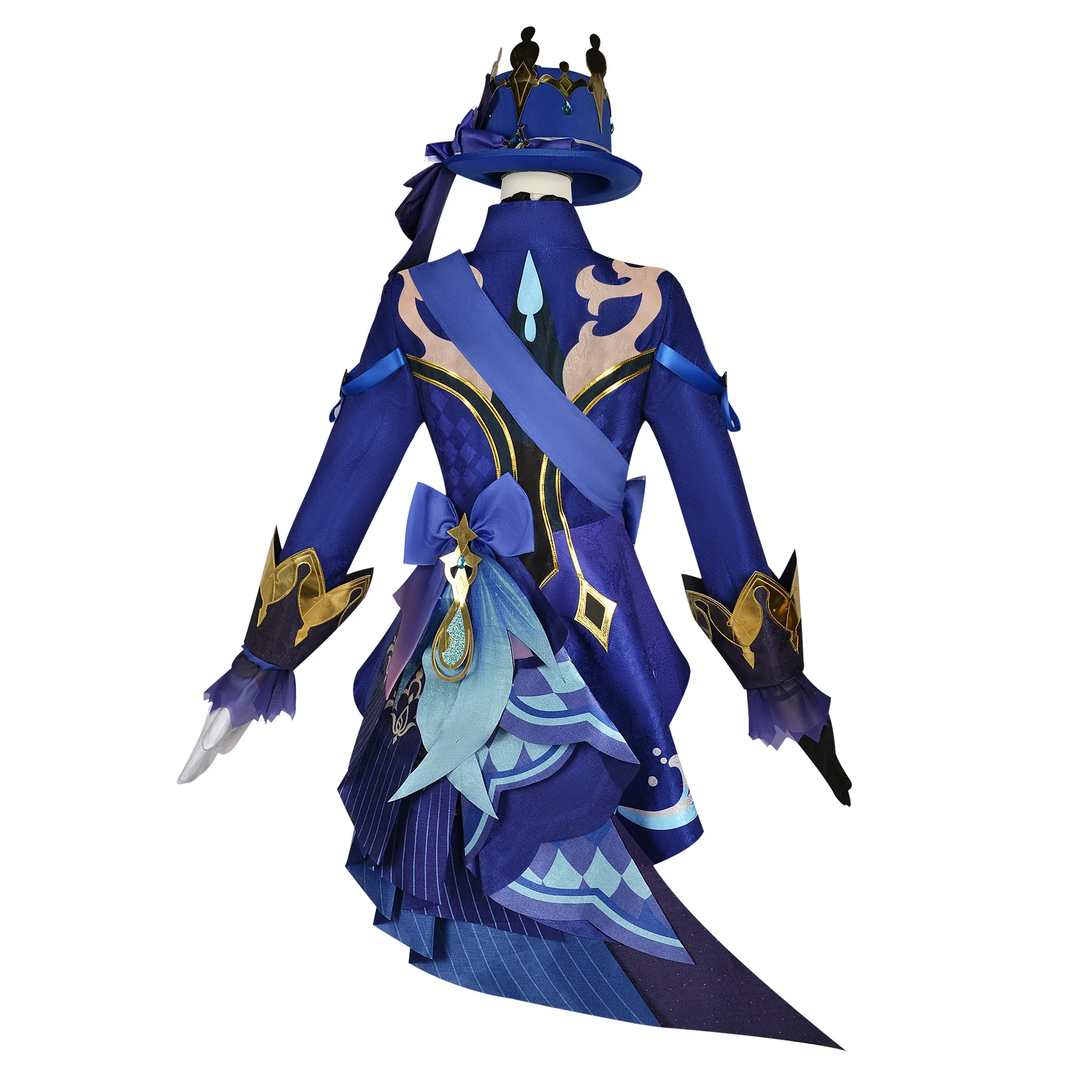 Fontaine Focalors Cosplay Costume Genshin Impact Game Furina Role play ...