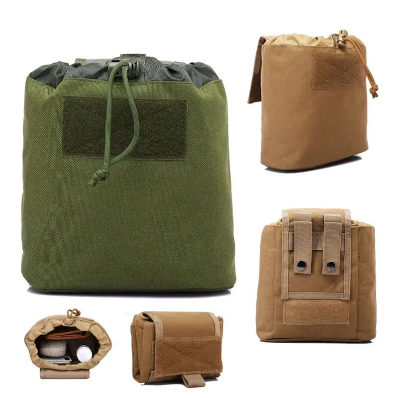 Outdoor-Tactical-Molle-Magazine-Dump-Drop-Pouch-Folding-Hunting-Utility ...