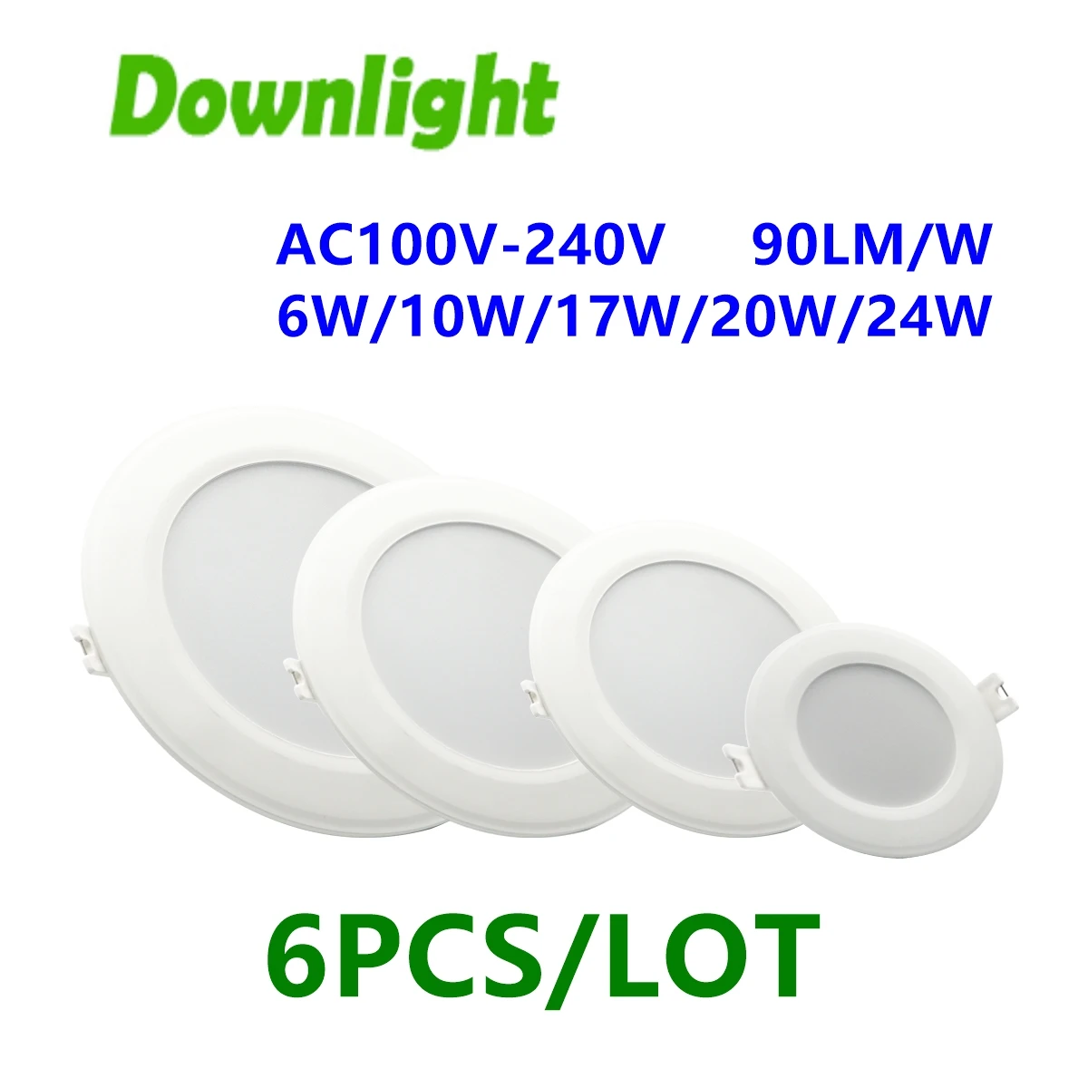 LED-Downlight-AC100-240V-Spot-Three-colors-6W-10W-14W-17W-20W-24W ...