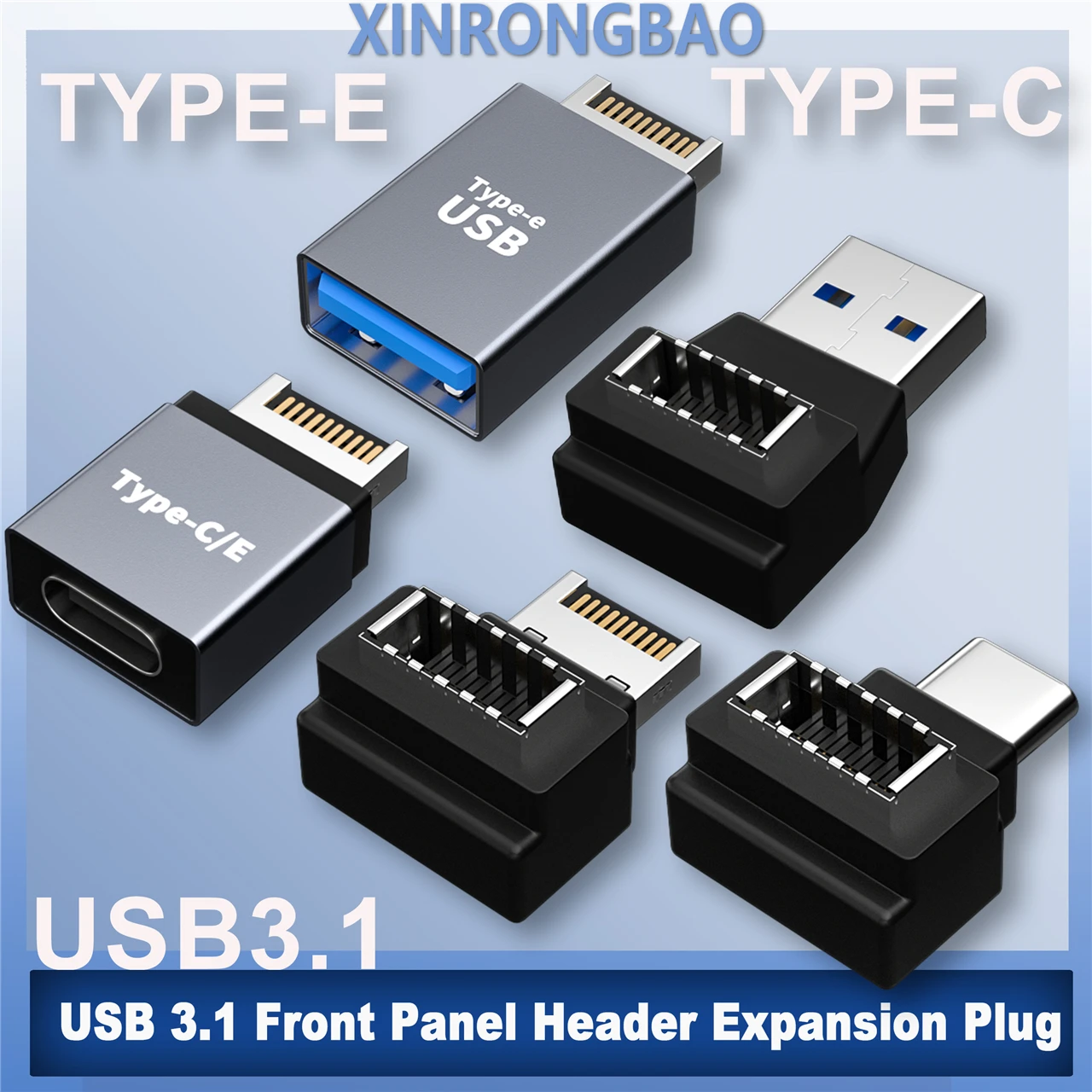 USB-3-1-Front-Panel-Header-USB-type-e-to-type-c-female-male-Cable ...