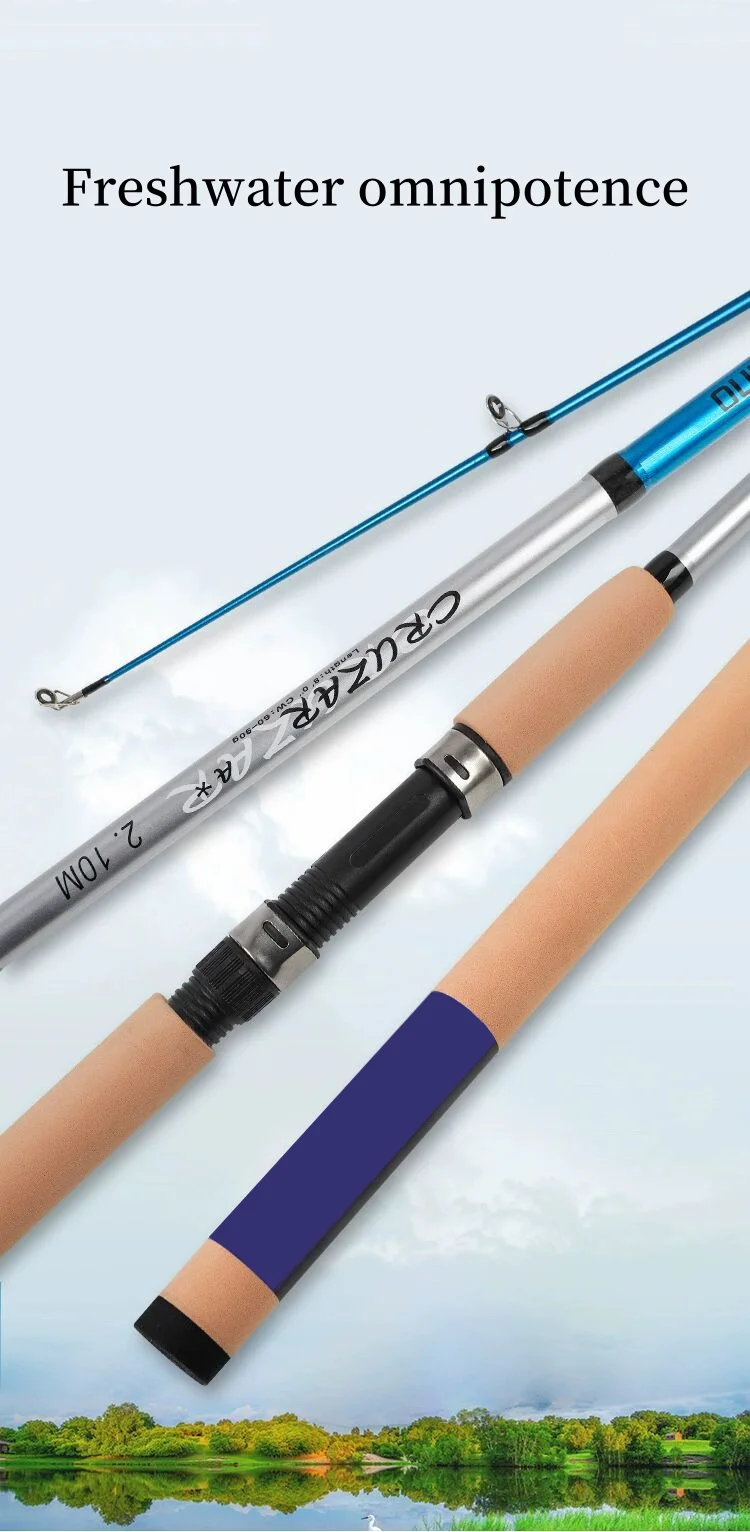 Beach Blanks 2 Section Rock Salt Water Rod Ultra Light Fiberglass ...